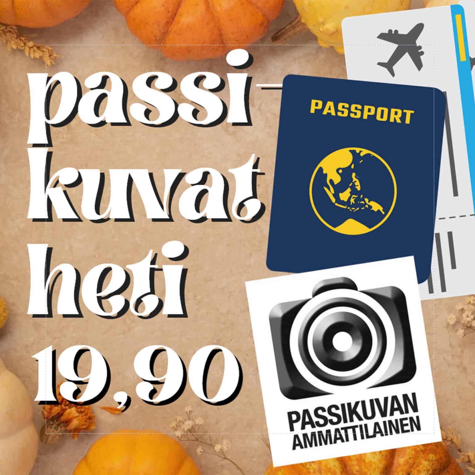 1. Passikuvat Rauma, ilman ajanvarausta - Jarin Kuvakauppa